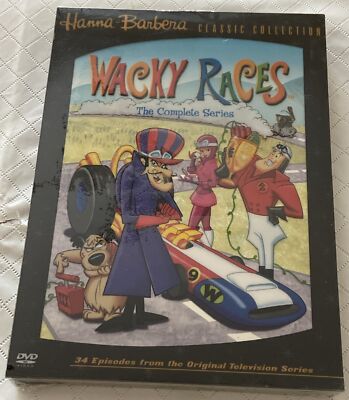 Wacky Races - The Complete Series (DVD, 2004, 3-Disc Set) Brand New ...