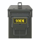 9mm Ammo Can Box Decal bullet Gun safety Hunting CALIBER Vinyl Decal ...