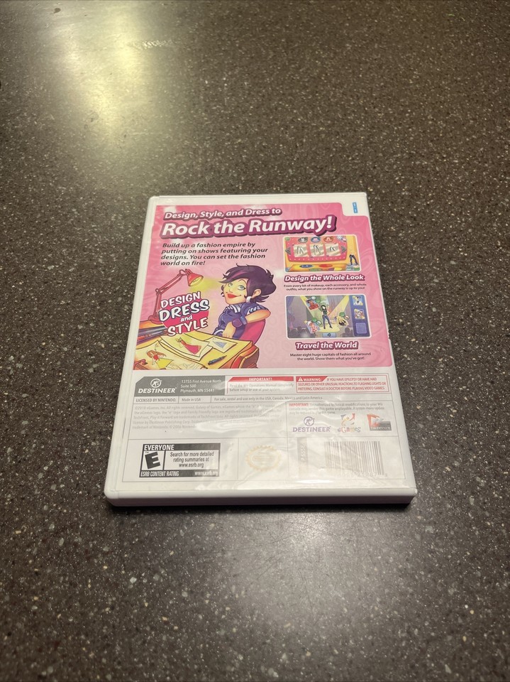 Satisfashion: Rock the Runway (Nintendo Wii, 2010) CLEAN DISC! COMPLETE ...