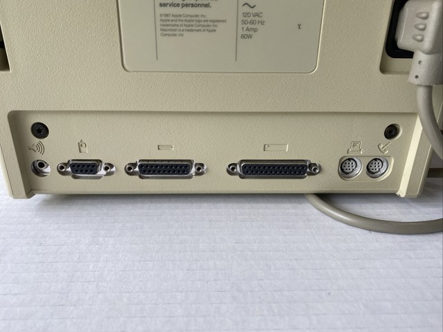 Vintage Apple Macintosh Plus Desktop Computer - M0001A for sale online ...