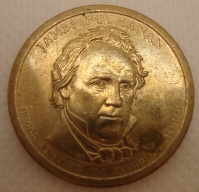 James Buchanan Presidential Dollar Coin RARE - 15th US President 1857 ...
