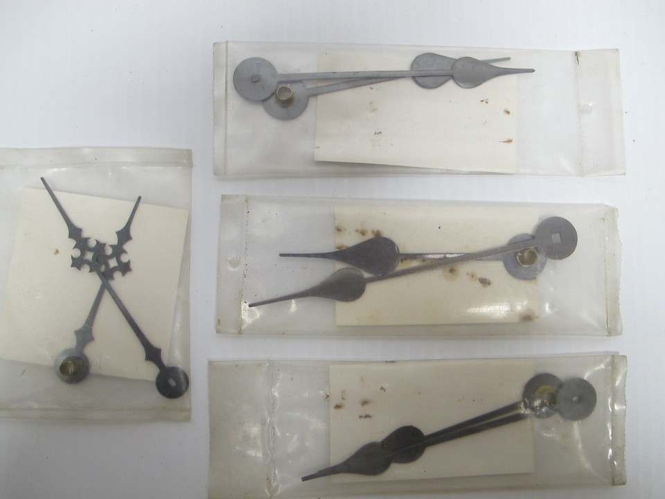 4 Pairs Antique Assorted Clock Hands~Vigor Germany~Parts~Repair~Steam ...
