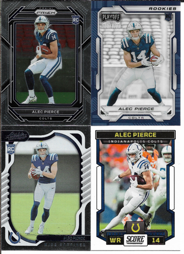 Alec Pierce 4 Card Rookie Lot with Prizm NM | eBay