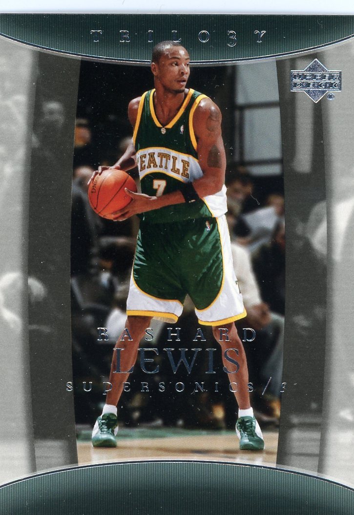 2004-05 Upper Deck Trilogy #91 Rashard Lewis Seattle SuperSonics | eBay