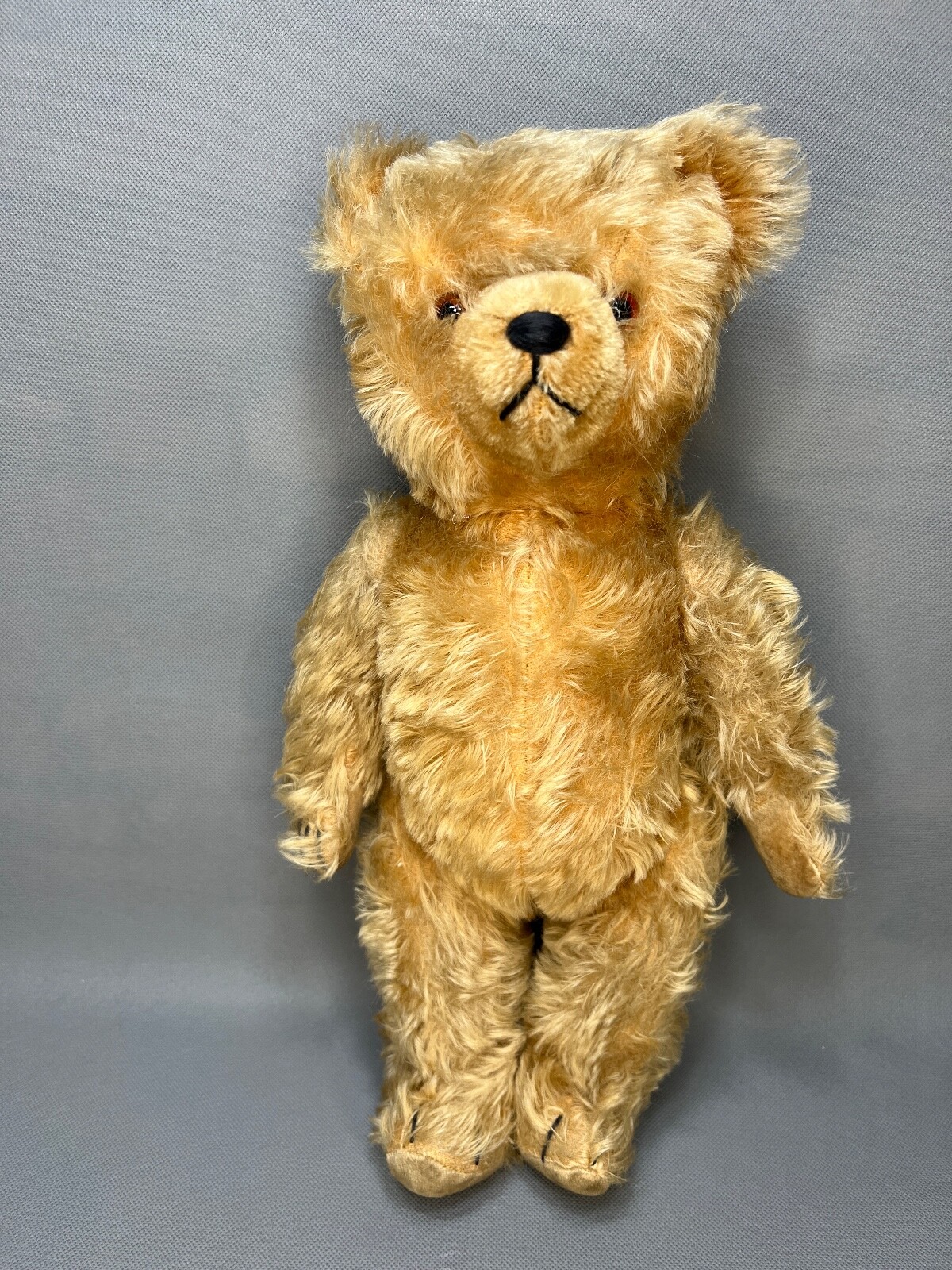 Antique German Steiff Straw-Stuffed Mohair Teddy Bear w/Growler Jointed ...