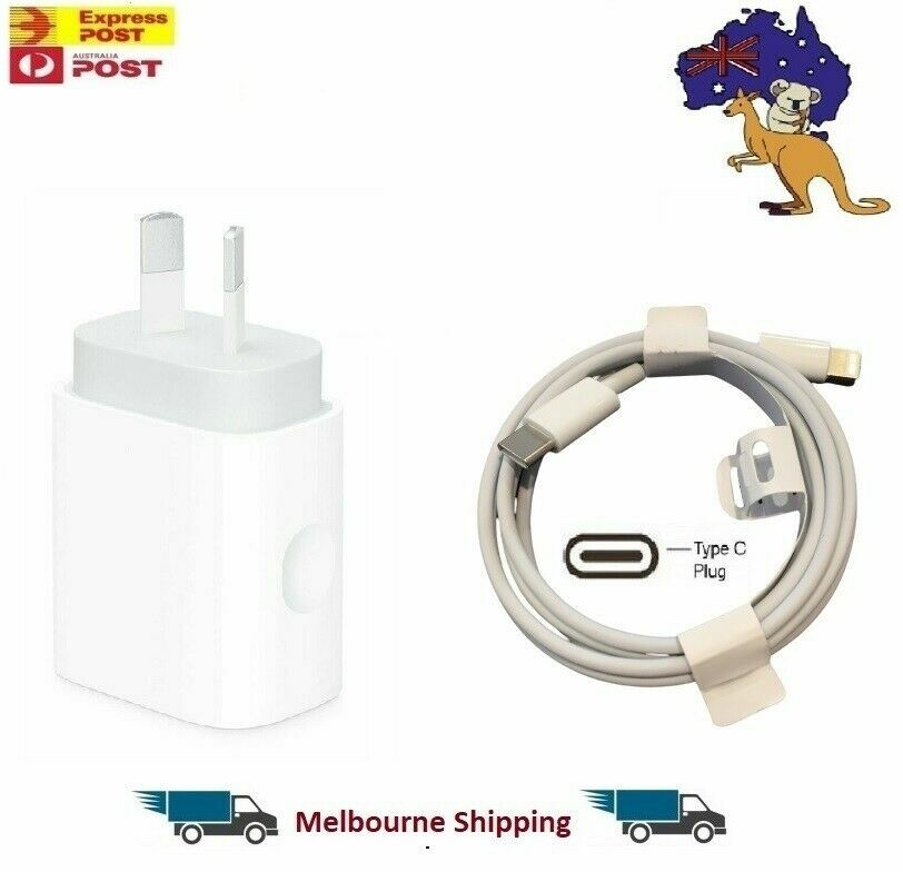 🌳Genuine Apple 20W USB-C Power Adapter for iPhone SE/X/11/12/13/14/15 ...