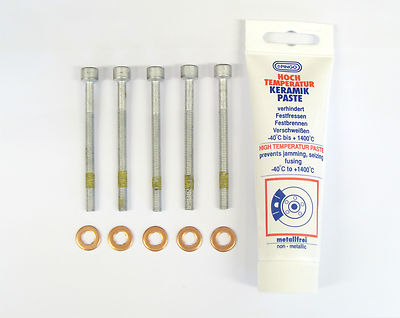 MERCEDES CDI INJECTOR BOLT AND WASHER SEAL + CERAMIC GREASE - 5 ...