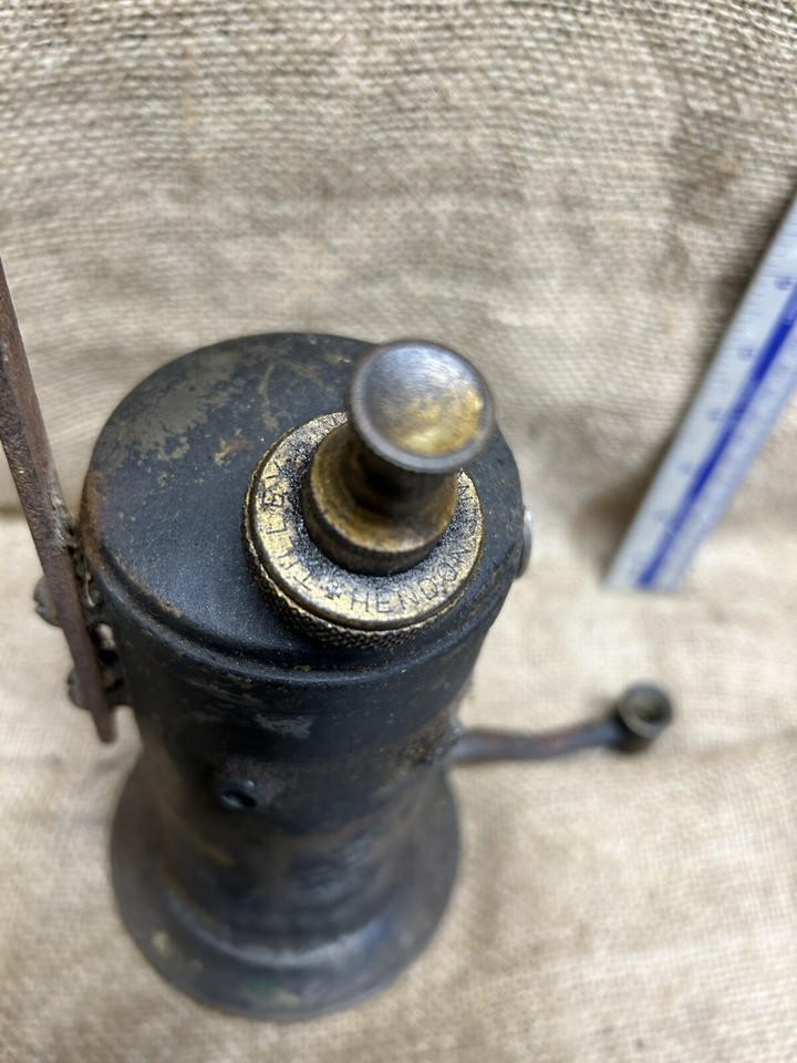 VINTAGE ORIGINAL TILLEY LAMP AL15 TRACK LAMP BASE WITH PUMP - SPARES OR ...