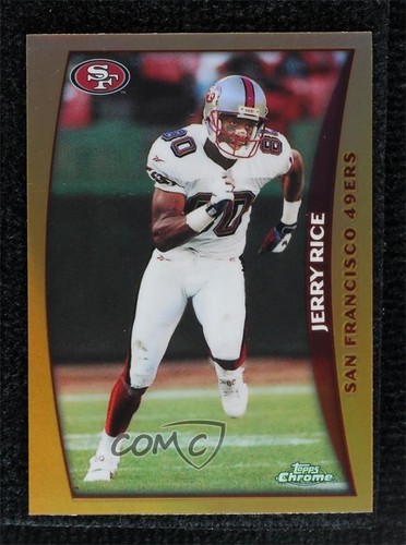 1998 Topps Chrome Refractor Jerry Rice #38 HOF | eBay