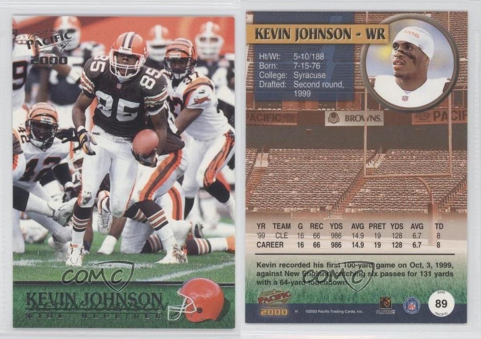 2000 Pacific Kevin Johnson #89 0a0 | eBay UK