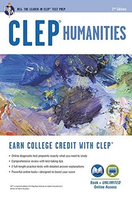 CLEP HUMANITIES BOOK + ONLINE (CLEP TEST PREPARATION) By Liftig Robert ...