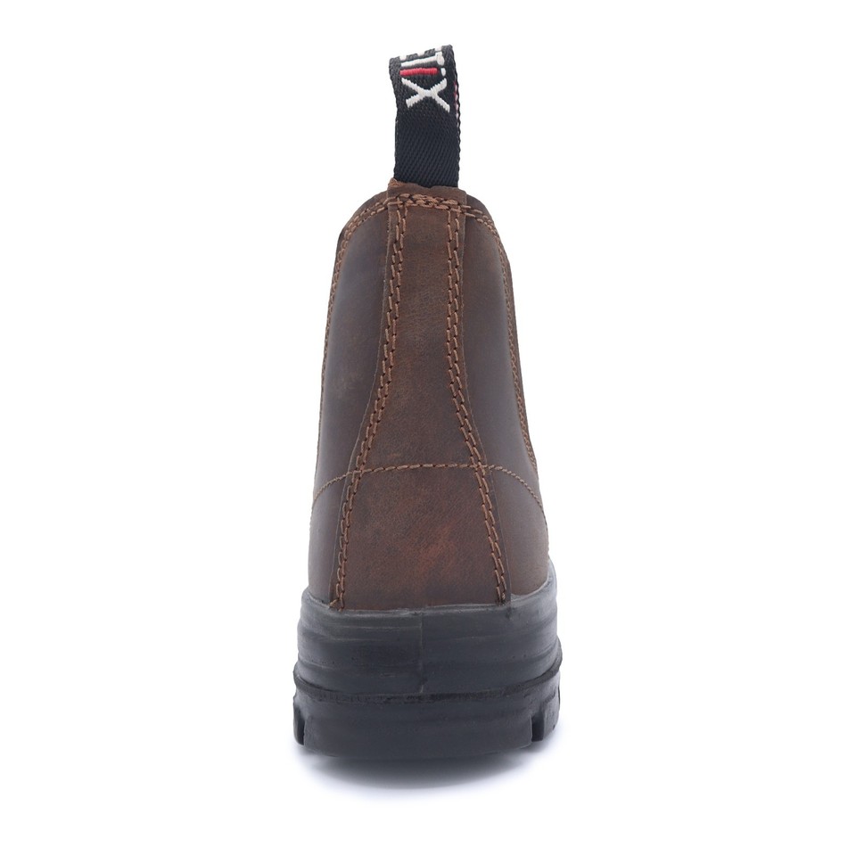 Safetix - Ceres - O6 SRC PU Soft Toe Dealer Boots - Brown | eBay UK