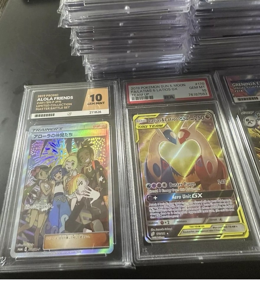 Mystery Pokemon Graded Card Slab ⚪SILVER PACKAGE⚪- (PSA, PG, ACE ...