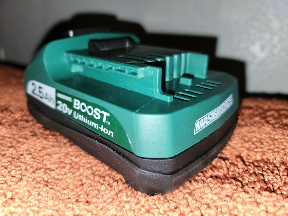 MASTERFORCE 20v BATTERY, 2.5 Ah Lith-Ion, BOOST, NEW, GREAT DEAL, FAST ...