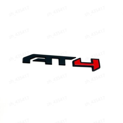 Black Red Door AT4 Emblem Badge for GMC Canyon Yukon XL Sierra 1500 ...