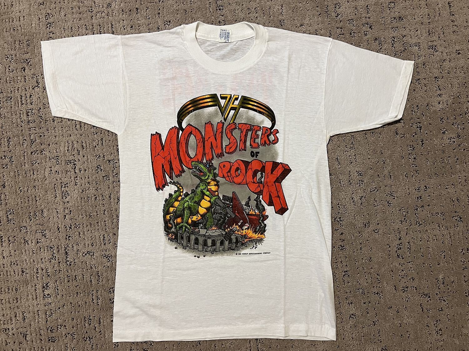 VAN HALEN MONSTERS OF ROCK 1988 ORIGINAL VINTAGE CONC… - Gem