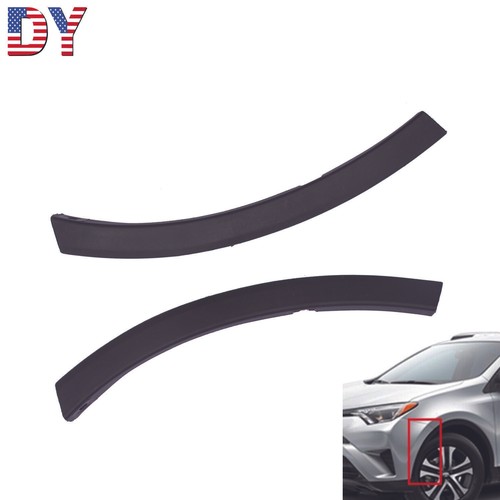 Left &Right Front Door Wheel Arch Garnish Fit for 16-18 Toyota Rav4 ...