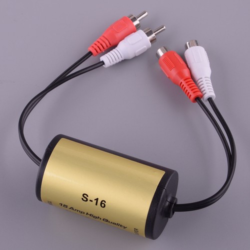 15 AMP CAR AUDIO RCA NOISE FILTER SUPPRESSOR ISOLATION TRANSFORMER Home ...