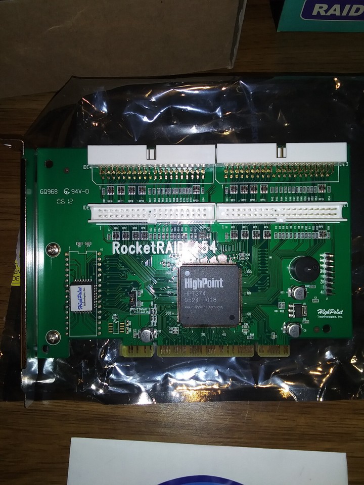 Highpoint RocketRAID 454 4-Channel ATA RAID 5 Host Adapter | eBay