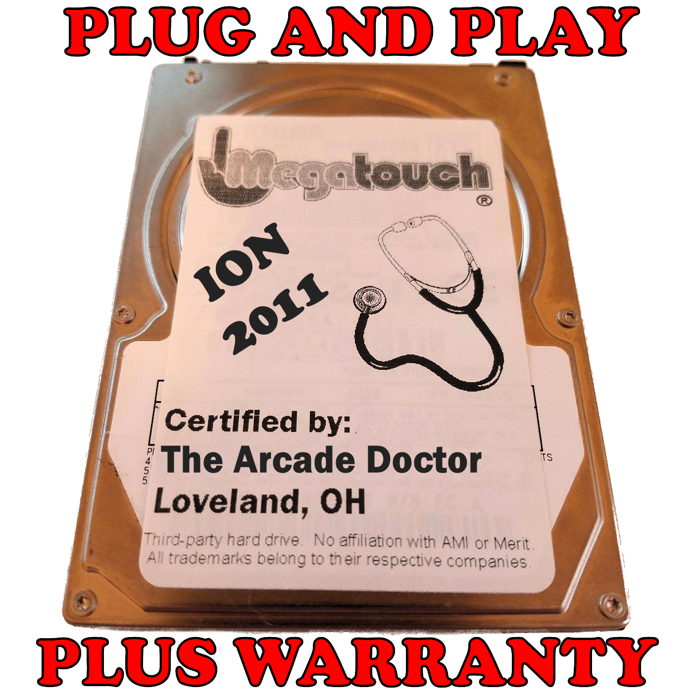 AMI Merit Megatouch ION 2011.5 Hard Drive - SATA 2.5" Evo Rx Aurora ...