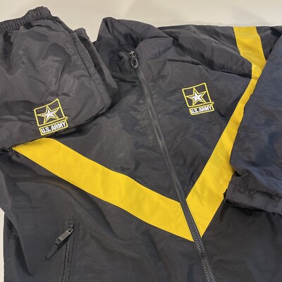US Military Army Physical Fitness Uniform APFU PT Jacket & Pants Medium ...
