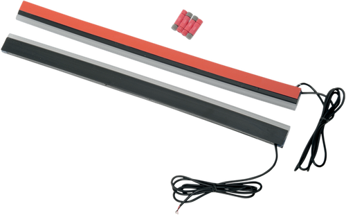 Custom Dynamics Red LED 14" Rear Plasma Rods Accent Lights Harley ...