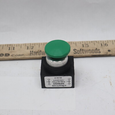 C3Controls Normally Open Push Button Green 22mm 22PBNO-MMGN | eBay