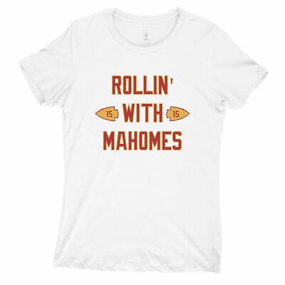 Rolling With Mahomes Tshirt Women Mahomes Womens Shirt | eBay