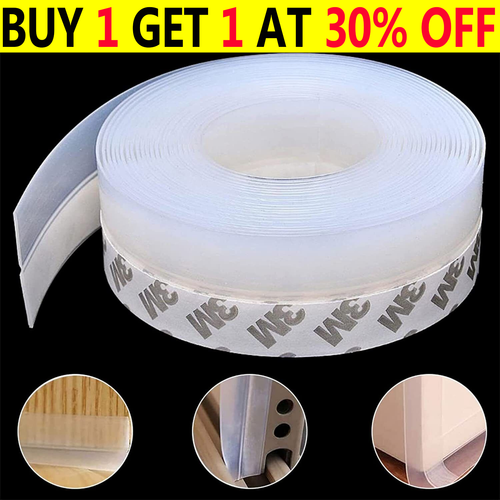 Adhesive Silicone Draught Excluder Weather Seal Strip Stopper Door ...