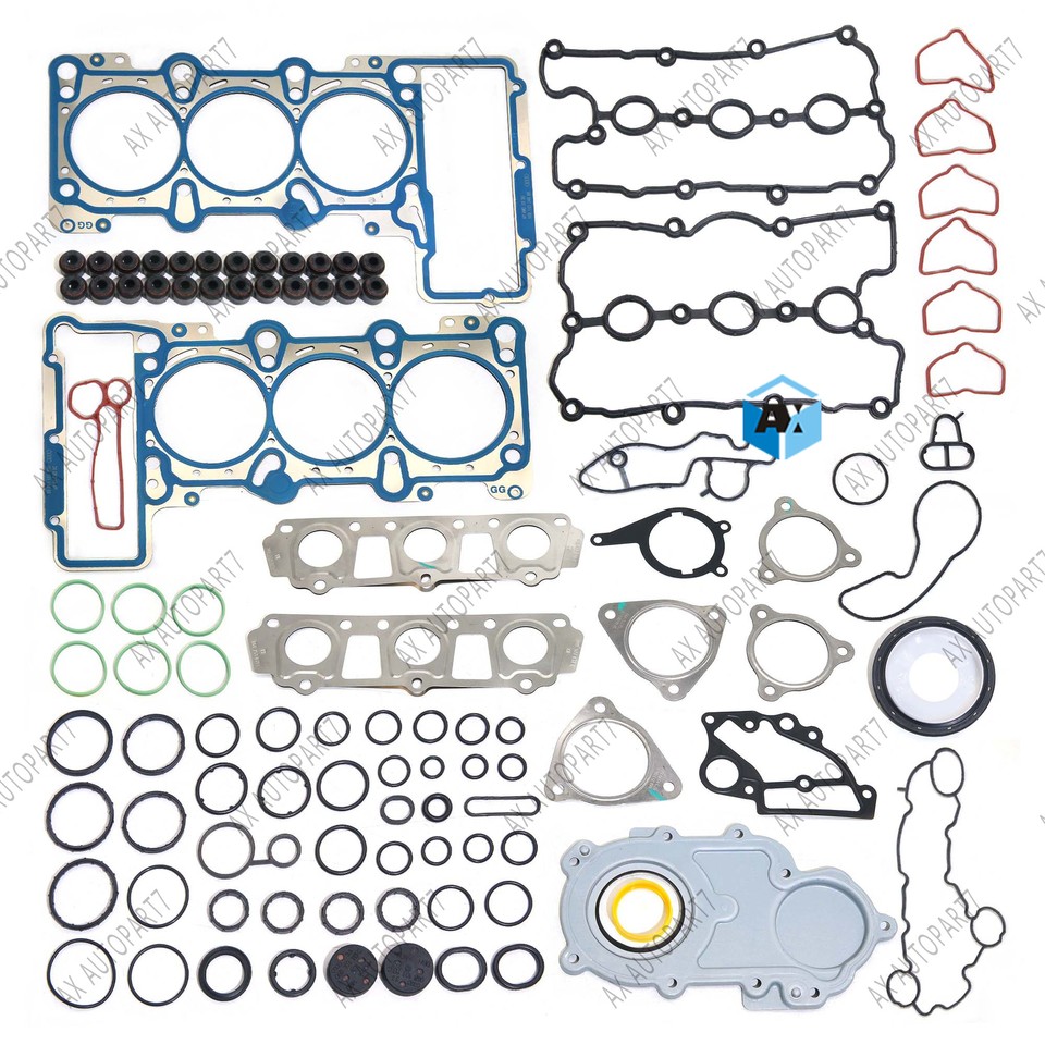 Engine Cylinder Head Valve Cover Gaskets Seals Set For AUDI A6 S4 S5 Q7 ...