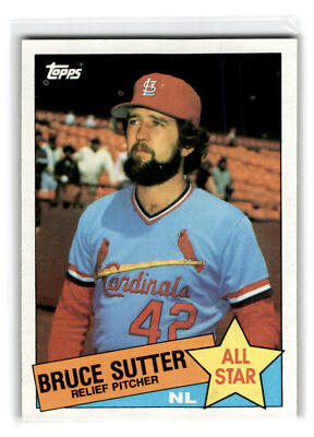 1985 Topps #722 Bruce Sutter St. Louis Cardinals 202417 | eBay