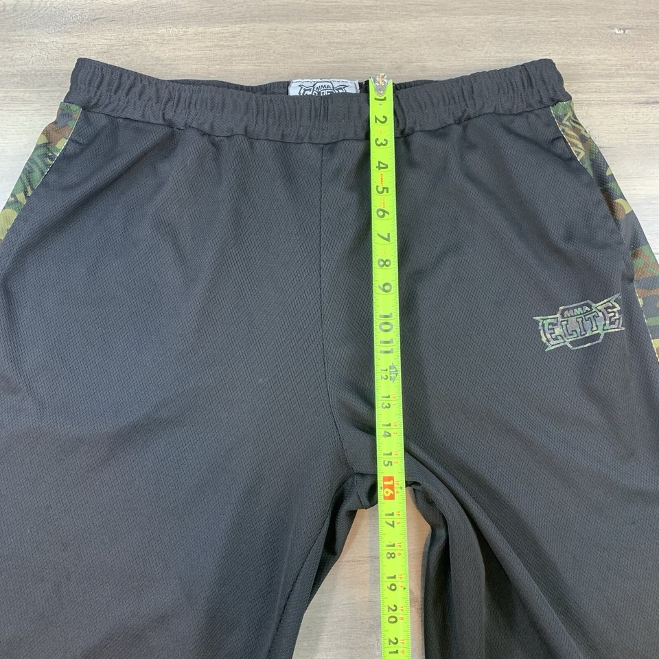 MMA Elite Vintage Camo Wide Leg Sweatpants Men’s 2XL Black Kick Boxing ...