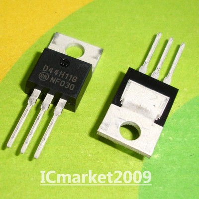 10 PCS D44H11G TO-220 D44H11 Complementary Silicon Power Transistors | eBay