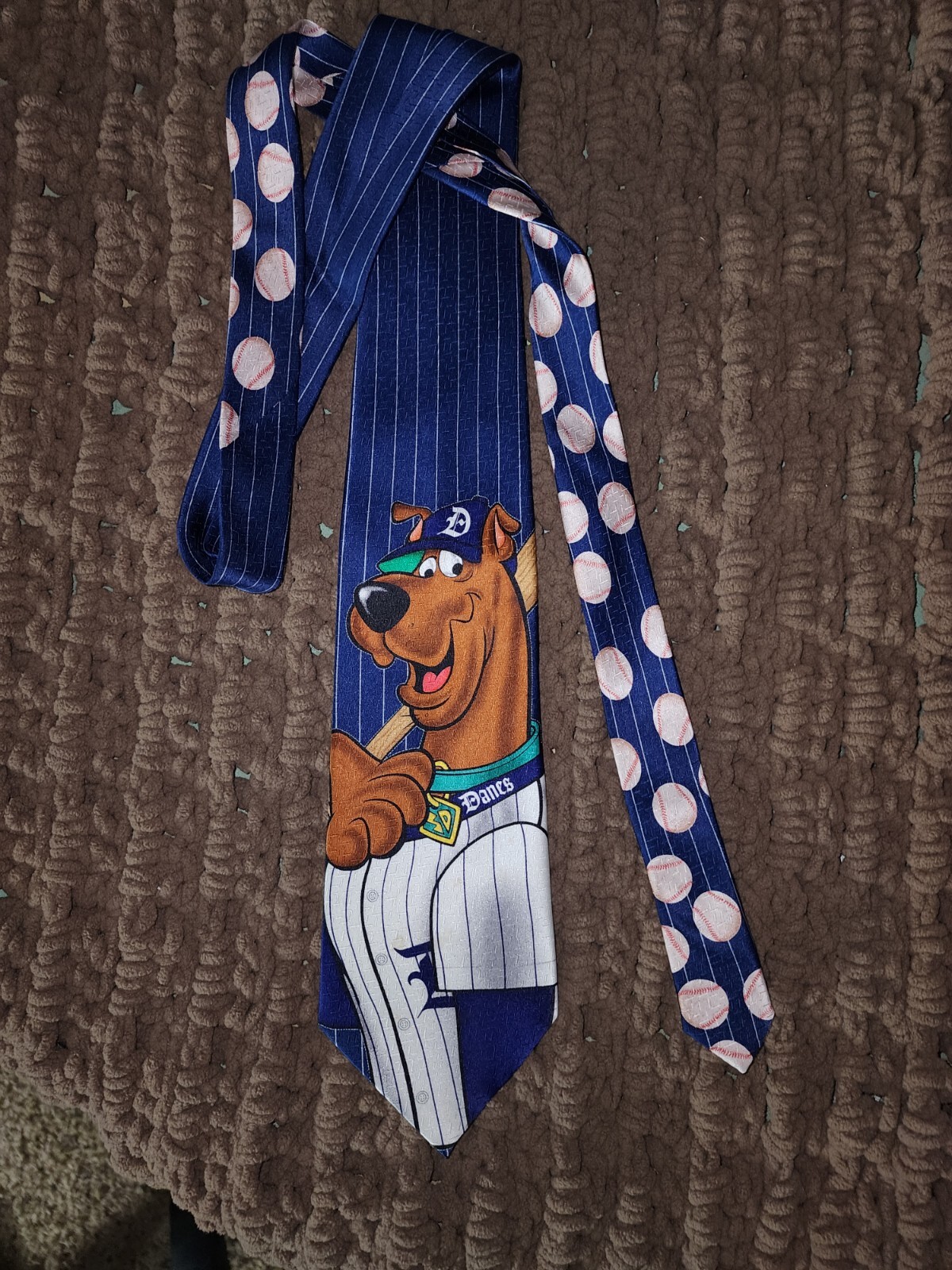 Cartoon network 2001 SCOOBY DOO Baseball Tie Hanna-Ba… - Gem