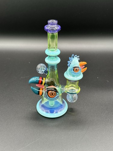 RJ Glass Toucan Brain Perk Water Pipe | eBay