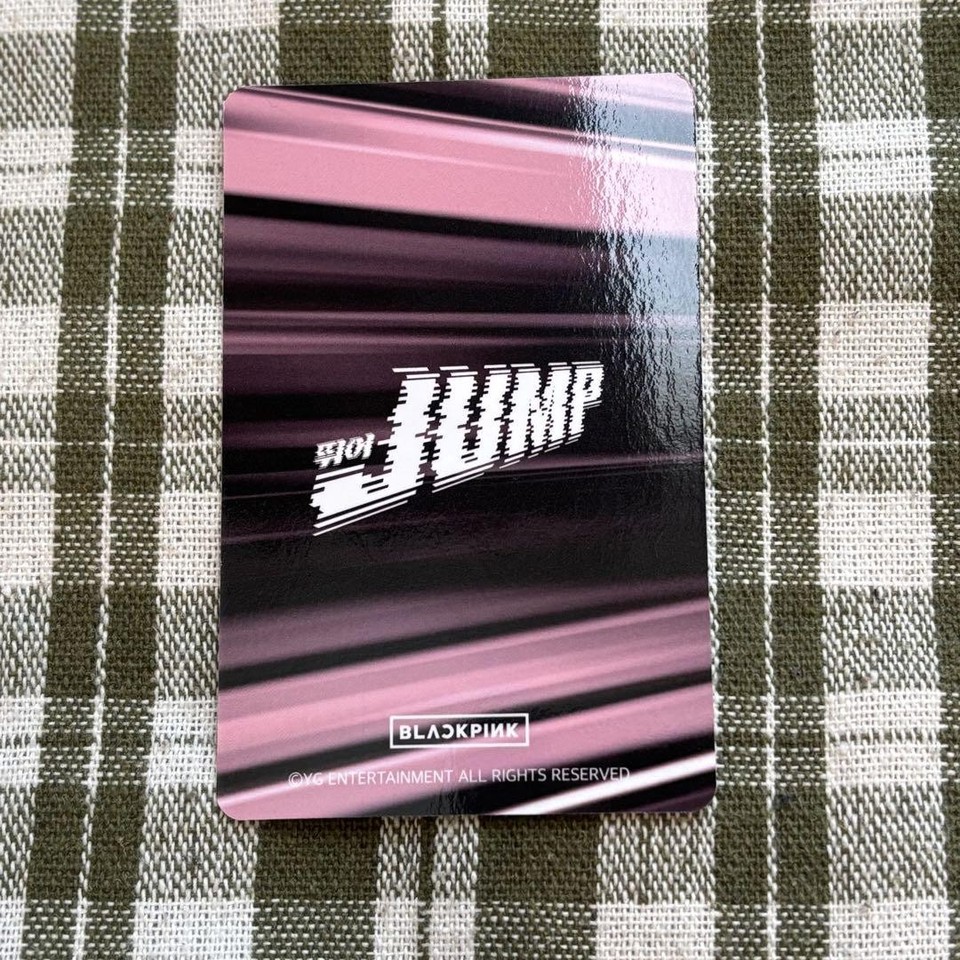 BLACKPINK Lisa Trading Card Jump Popup Bonus Card Used | eBay