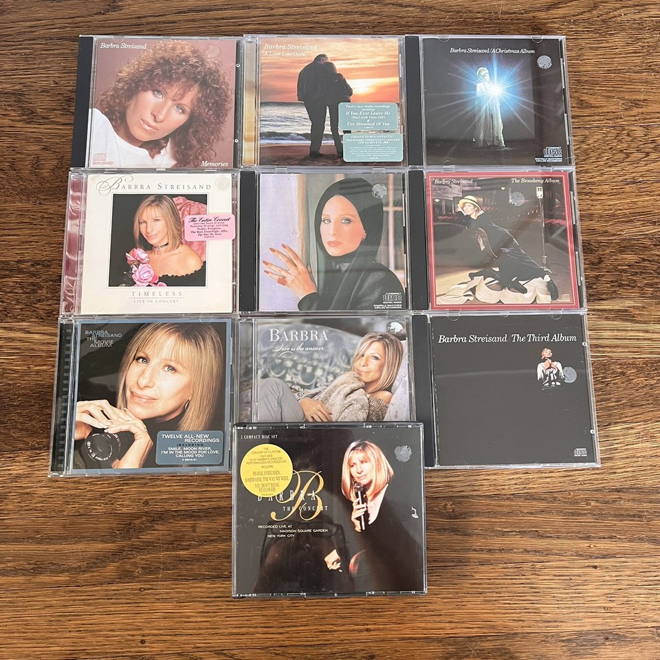Barbra Streisand CD Lot Instant Collection Wholesale 10 CDs Barbara | eBay