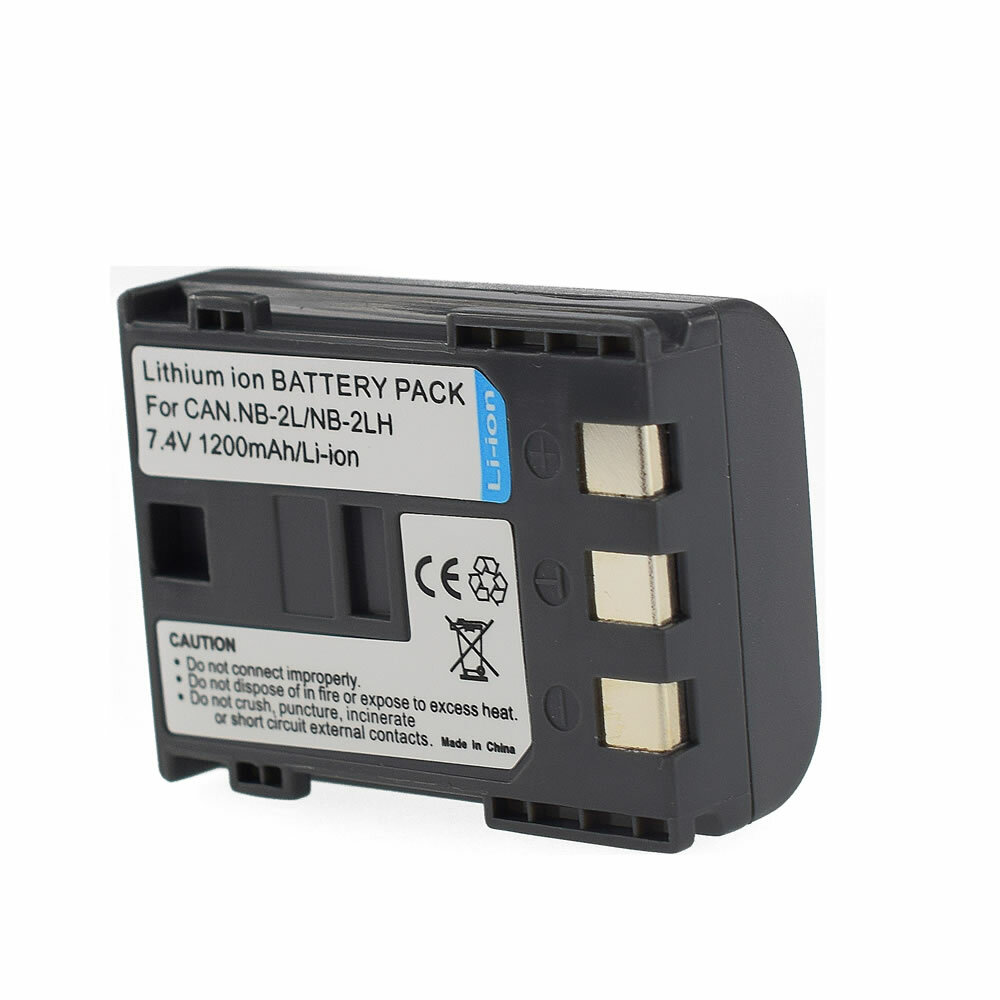 TWO (2) Li-Ion Battery for Canon NB-2L NB-2LH NB2L BP-2L5 BP-2LH EOS ...