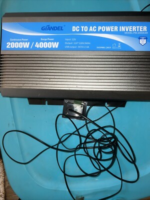 Giandel PM2000KAR 2000W 12V DC to 110V 120V AC Power Inverter | eBay