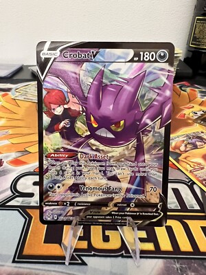 Crobat V TG20/TG30 Full Art NM/M Lost Origin Pokemon Card | eBay