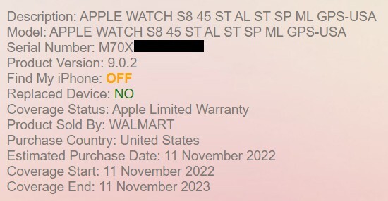 Apple Watch Series 8 Aluminum Case 45mm (GPS) MNUP3LL/A Starlight for ...