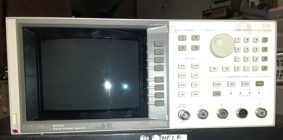 HP 8757D Scalar Network Analyzer TESTED! | eBay