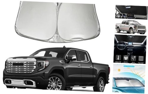 Car Windshield Sun Shade Sunshade Compatible with GMC Sierra 1500 2500 ...
