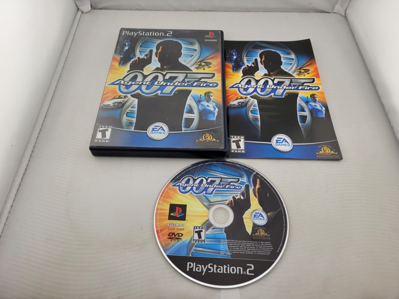 James Bond 007 Agent Under Fire OG Sony Playstation 2 PS2 Complete ...
