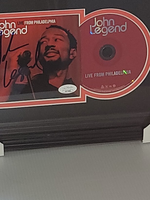 John Legend Autographed Signed Live from Philadelphia CD JSA COA Framed ...