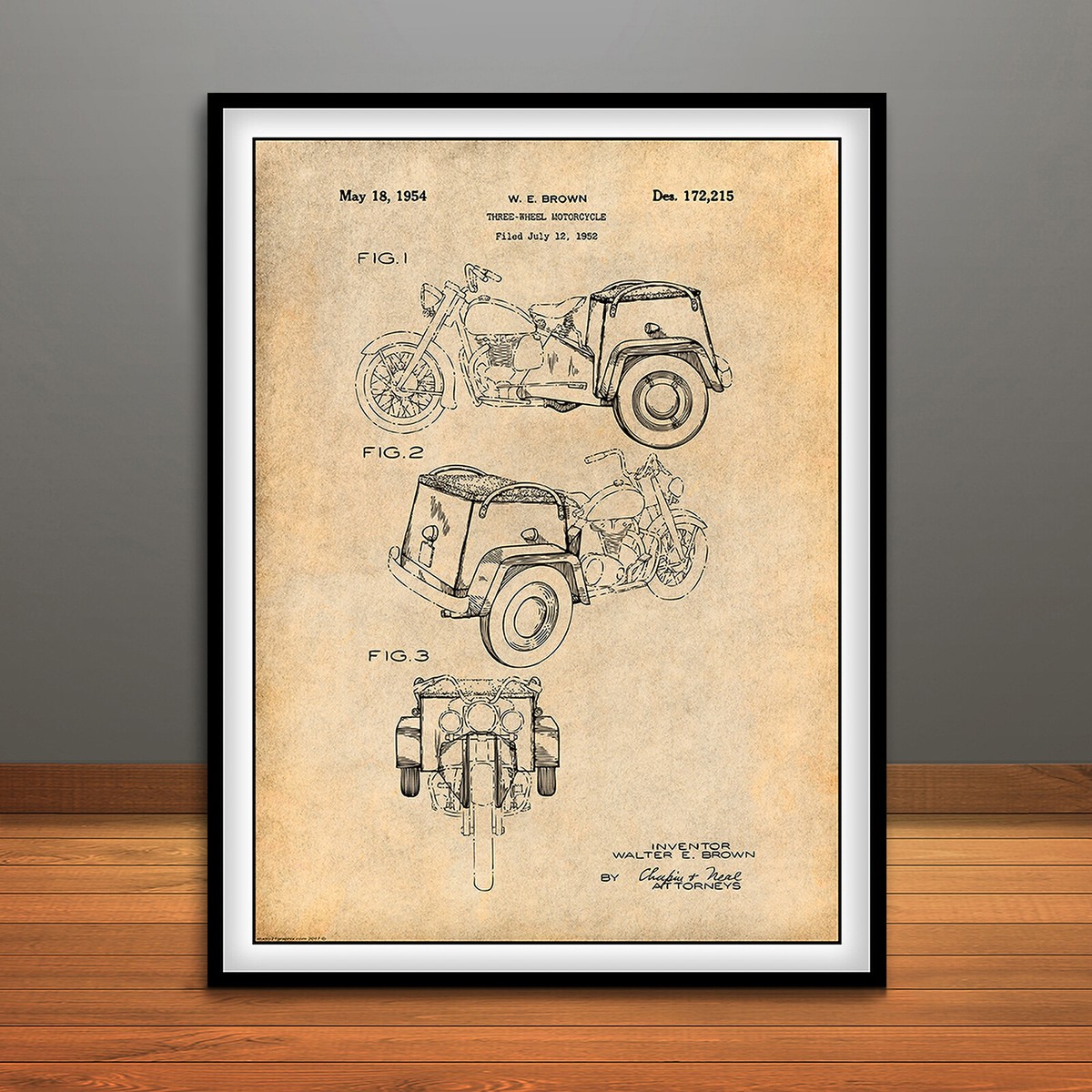 Three Wheeler Drawings