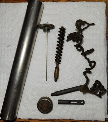 Vintage WW2 M1903 Springfield / M1 Garande Nickel Plated Oiler Cleaning ...