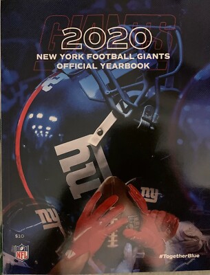 2020 NEW YORK GIANTS YEARBOOK NFL PROGRAM SUPER BOWL 55? 280 PAGES 2021 ...