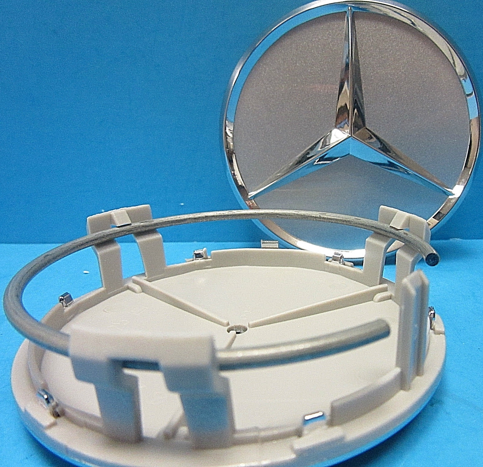 4 Genuine Wheel Hub Cap Mercedes Benz Star OEM # 2204000125 Alloy Wheel ...