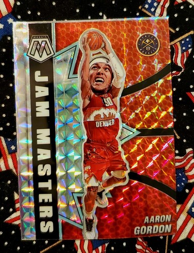 2020-21 Mosaic Aaron Gordon JAM MASTERS Silver Mosaic Nuggets | eBay